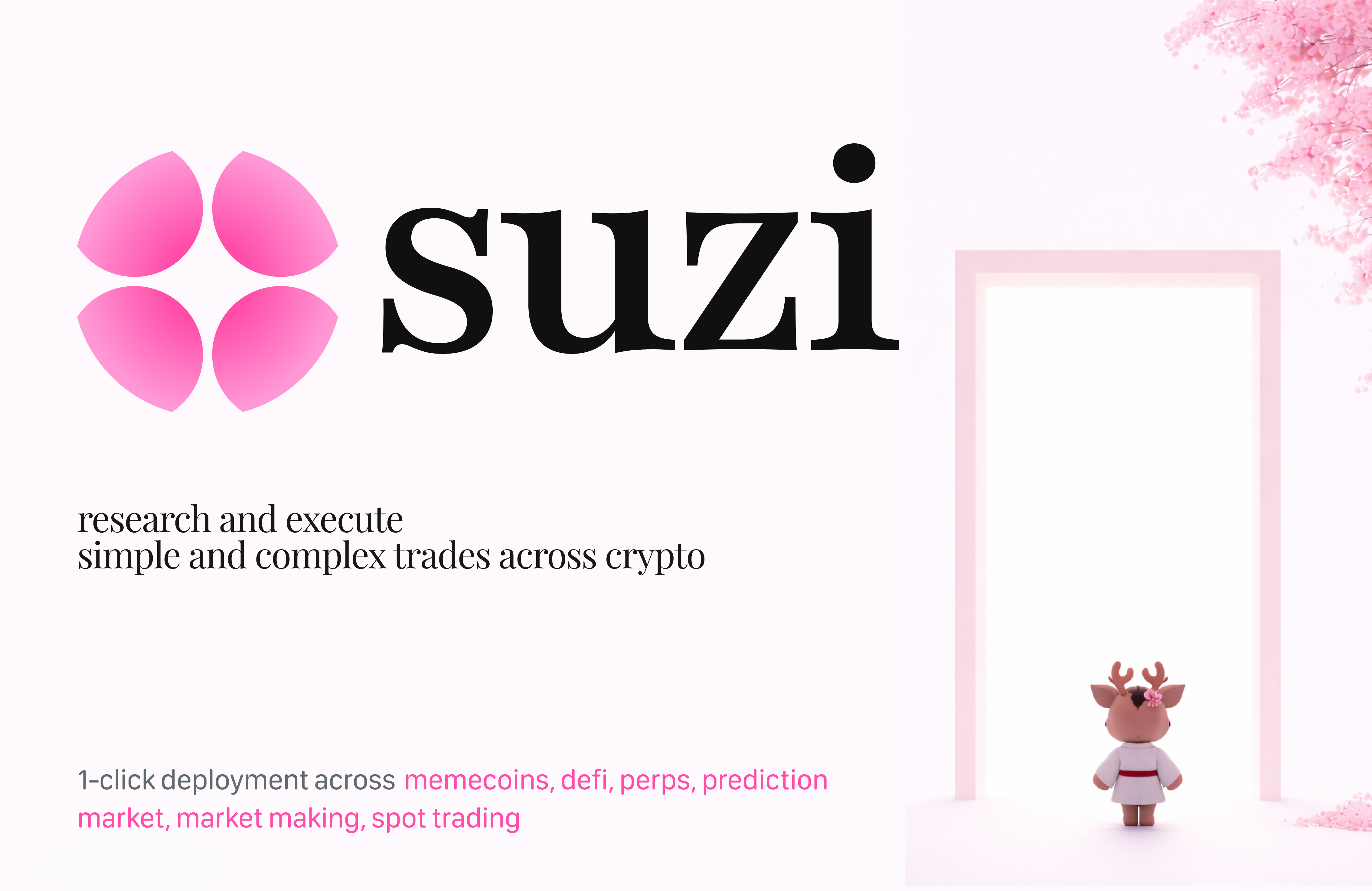 Suzi by SendAI : Research and execute any trades across crypto